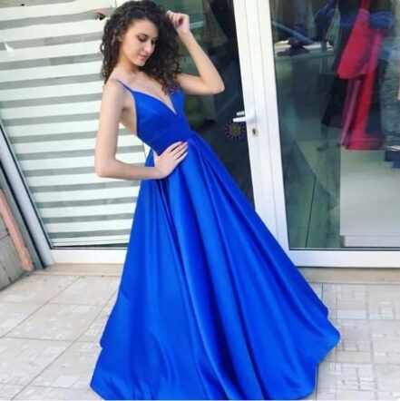 Robe Bleu Roi Longue • La Robelière